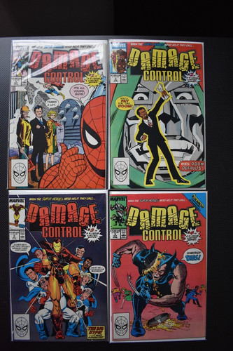 Damage Control 1st Series #1-4 Complete Marvel Comics Set 1989 Dr Doom ...