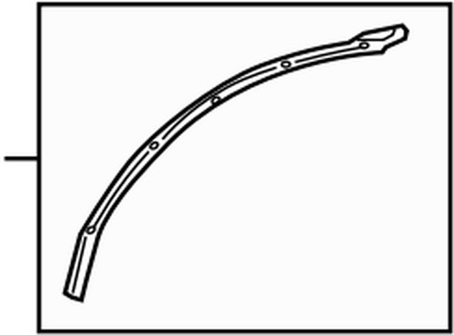 67888-78013 Toyota Weatherstrip, rear door, no.2 lh 6788878013, New ...