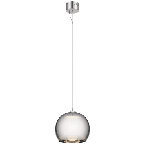 Elan Rendo 1 Light 11" LED Mini Pendant, Chrome/Smoked - 83791 | eBay