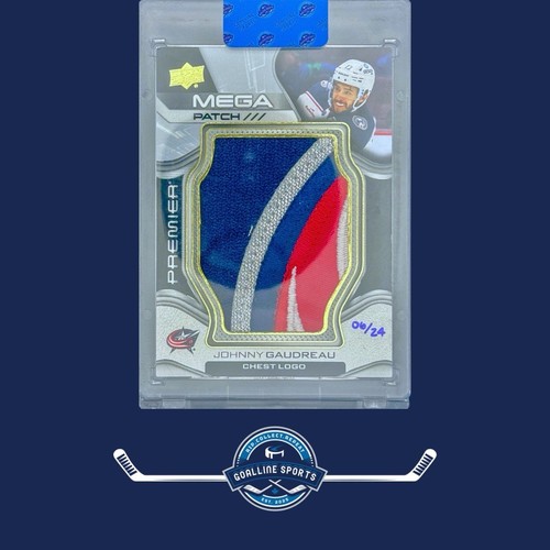 2023 PREMIER #PMP-JG JOHNNY GAUDREAU MEGA PATCH CHEST LOGO /24 | eBay