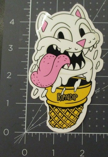 RIPNDIP Skate STICKER nermal Ice Cream 5 rip n dip skate laptop decal ...