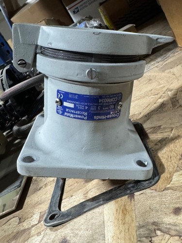 Cooper Crouse-Hinds CDR6034 PowerMate Receptacle 60 AMP 3 PHASE 4 POLE ...