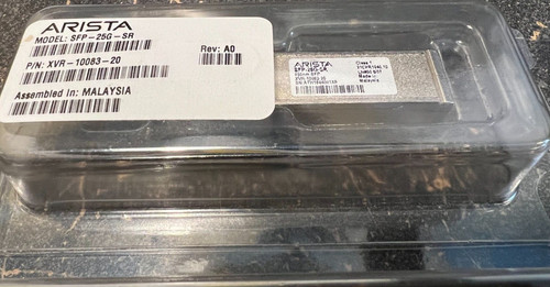 Arista SFP-25G-SR 25GBASE-SR XVR-10083-20 SFP28 SR 850nm LC 100m MMF ...