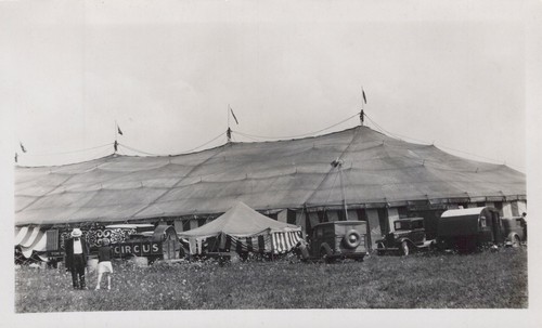Tom Mix Circus Allentown PA Big Top Tent & Trucks 1936 - c1950s Photo ...