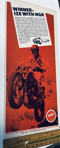 VINTAGE NGK Spark PLUG FOR Motorcycles AD #5417 | eBay