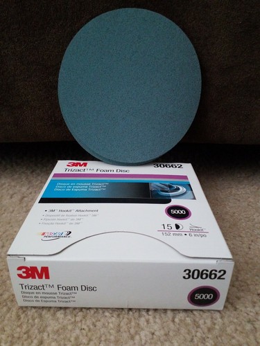 Trizact 3M 30662 Hookit 6" 5000 Grit Foam Disc for sale online | eBay