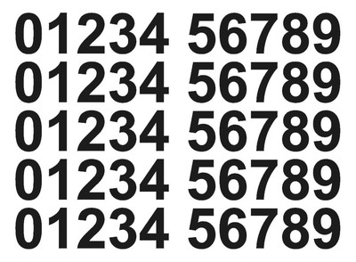 Self Adhesive Numbers products for sale | eBay UK