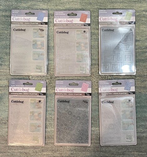 Provo Craft Cuttlebug Embossing Folder Die Cut Scrapbook Card Making ...