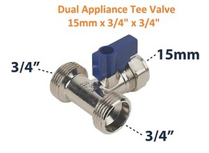 Washing Machine Valve Tee for sale | eBay