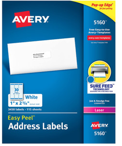 avery 5160 label | eBay