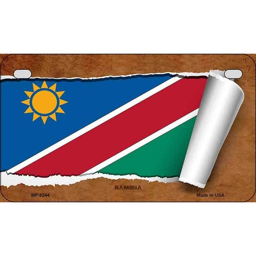 Namibia Flag Scroll Novelty Metal Motorcycle Plate MP-9244 | eBay