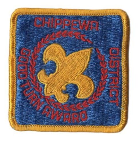 Good Turn Award Chippewa District BSA Patch YL Bdr. [VA-3703] | eBay