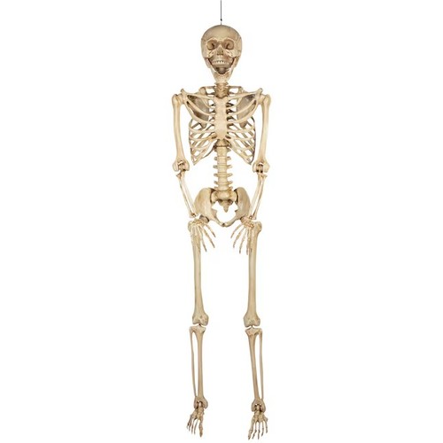 Haunted Living 7-ft Hanging Skeleton Decoration Halloween Outdoor Decor ...