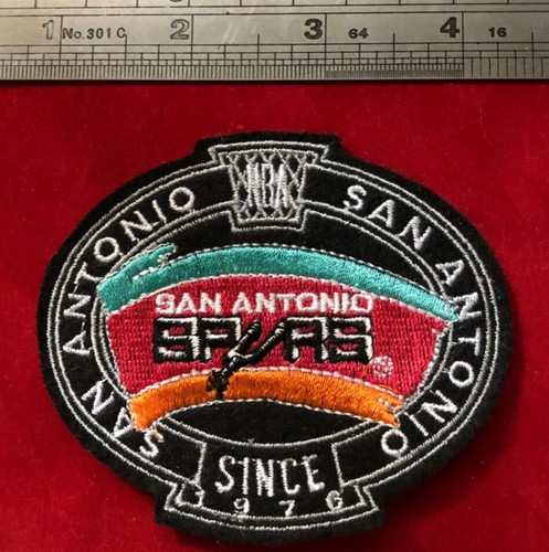 San Antonio Spurs Patch Vintage 3 inch oval NBA * Additional patches ...