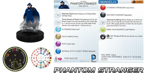 PHANTOM STRANGER D-008 DC HeroClix Trinity of Sin convention | eBay
