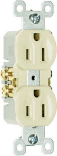Pack of (10) Pass & Seymour 3232W Duplex Receptacle Outlet 15A 125V ...