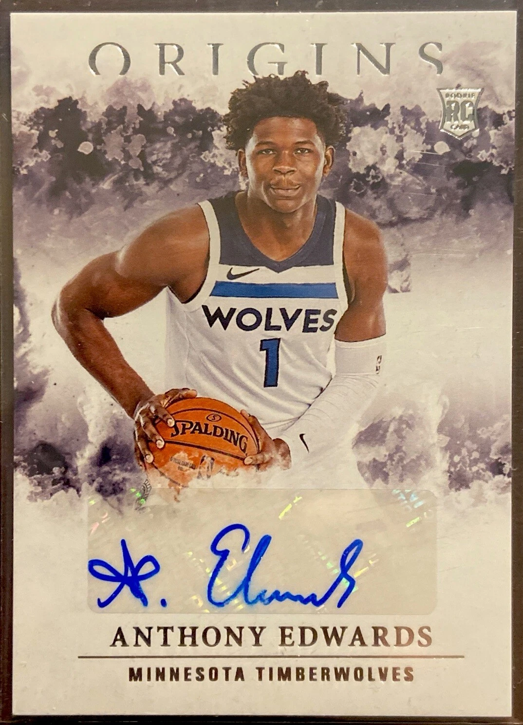 Anthony Edwards 2020 Origins #RA-EDW Rookie Autographs Price Guide ...