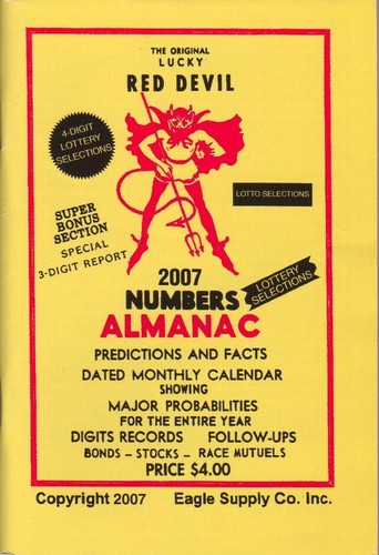 2007 Red Devil Numbers Almanac- Lottery Dream Book, Numerology | eBay