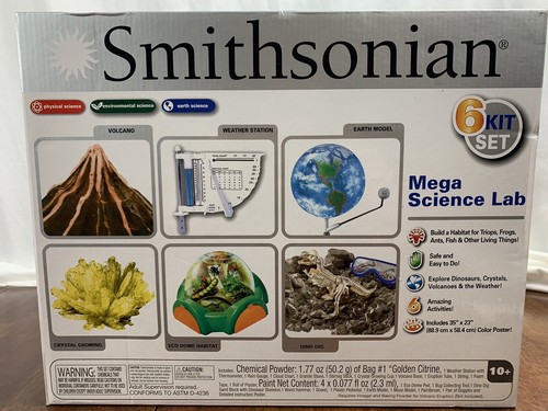 Smithsonian Mega Science Lab 6 Kit Set - 49009 787799951019| eBay