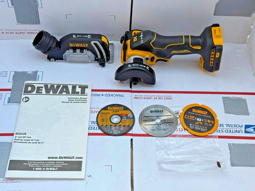 DEWALT DCS438 20V MAX XR 3" Brushless Cordless Compact Cut Off Tool ...