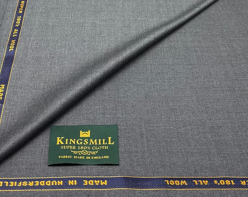 Plain Grey Super 180s Wool Fabric Suiting Jacket Thobe Dishdash 3.50m x ...