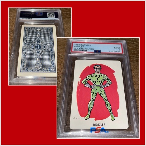 1966 BATMAN ROOKIE YEAR PLAYING CARDS THE RIDDLER PSA 9 MINT RARE!!! | eBay