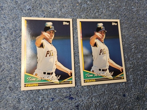 1994 Topps Pittsburgh Pirates Baseball Card #669 Tim Wakefield Lot Of 2 ...