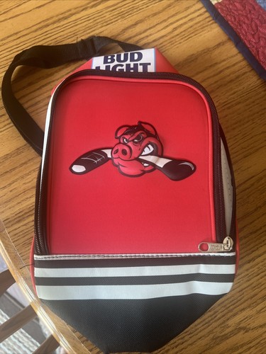AHL Rockford IceHogs Travel Hammy Backpack Cooler/ Travel Bag Bud Light ...