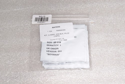 Waters Ion Block O-Ring, Viton, AS016, (10PK) [700000355] #209397-G3 | eBay