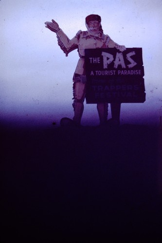 No Date The Pas Sign Home Of Trapper's Festival Manitoba Canada Slide ...