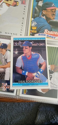 1992 Donruss ivan rodriguez rookie card Error! **RARE** | eBay
