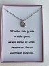 Sterling silver plated Three Heart necklace With poem for Mother | eBay