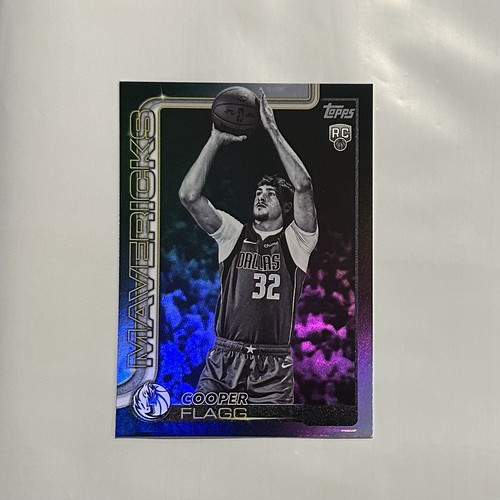 2025-26 Topps Basketball Cooper Flagg Blackout Parallel SSP Black ...