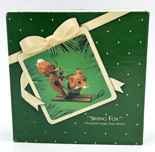 HALLMARK KEEPSAKE SKIING FOX CHRISTMAS ORNAMENT | eBay