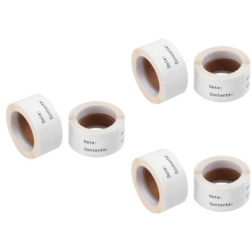 3 PCS Food Date Labelling Kitchen Labels Stickers Dots Identification ...
