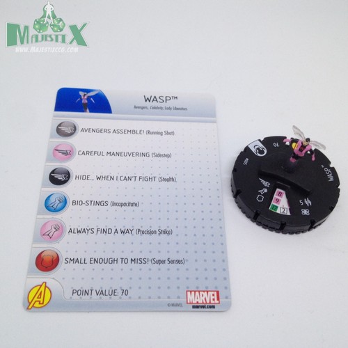 Heroclix - Wasp 005 - Age of Ultron SOP - Common W/ Card | eBay