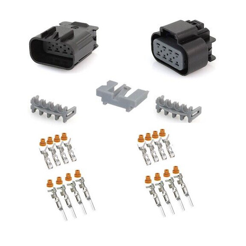 DELPHI GT 280 SERIES CONNECTOR SET OR KIT 8 CONDUCTOR 16-12 WIRE SIZE ...