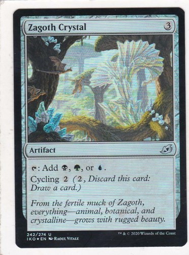 MTG: Ikoria: Lair of Behemoths: Foil: Zagoth Crystal | eBay