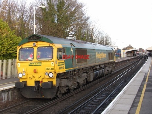 PHOTO CLASS 66 66540 AT BASINGSTOKE WORKING 0Y40 WESTBURY TO ...