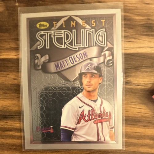 2023 Topps Finest Flashbacks Matt Olson #127 Atlanta Braves Finest ...