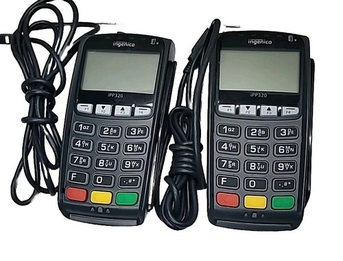 Lots Of 2 Ingenico iPP320 Credit Card Swipe & Chip Reader Scanner ...