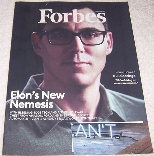 Forbes Magazine March 2020 R. J. Scaringe | eBay