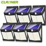 CLAONER 140 LED Solar Power Light PIR Motion Sensor Outdoor Waterproof ...