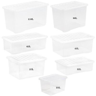 80 Litre Plastic Storage Boxes for sale | eBay