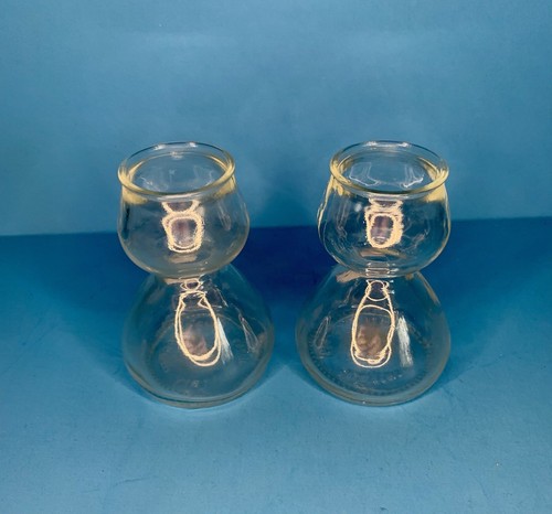 Quaffer Double Bubble Layered Shot Glass Lot Of 2 Made In Italy | eBay