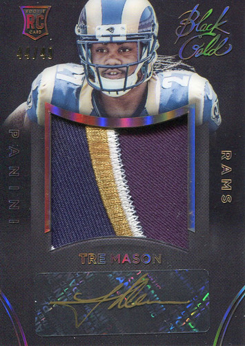 Tre Mason Autographed 2014 Panini Black Gold Rookie Jersey Card | eBay