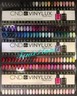 CND SHELLAC Salon NAIL TIP COLOR CHART PALETTE 3pc Set + Chain 136 ...