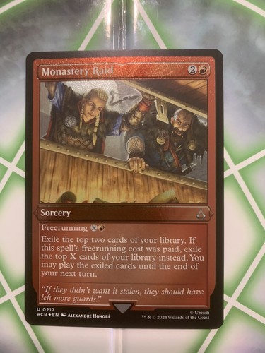 MTG Monastery Raid - Foil Etched U 0217 Assassin's Creed NM MTG | eBay