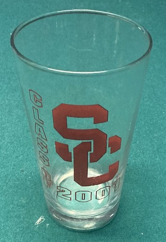 USC Trojans NCAA Football Class of 2001 16oz Beer Pint Glass ...