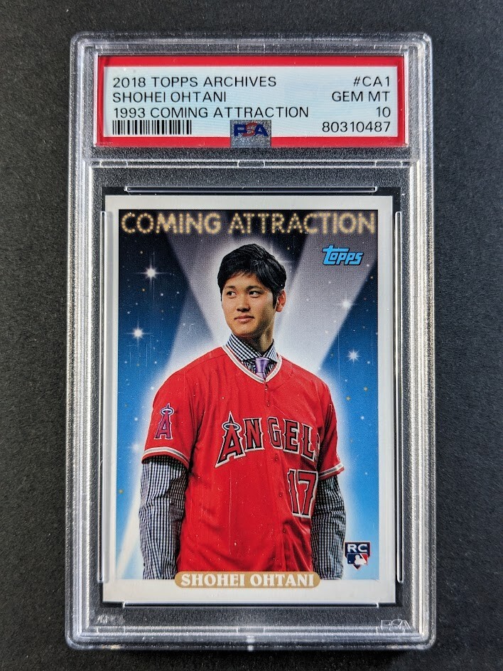 Shohei Ohtani 2018 Topps Archives #CA-1 1993 Topps Coming Attraction ...